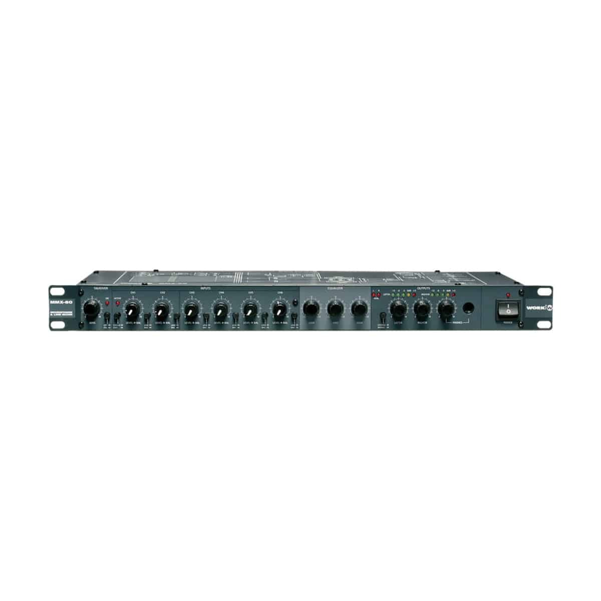 Mixette rackable 6 entrées Work MMX60 - M Events